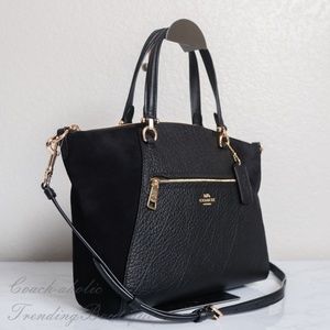 Coach | Bags | Nwt Coach Prairie Satchel In Leather And Suede | Poshmark